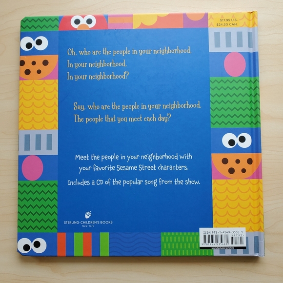 Sesame Street | Toys | New People In Your Neighborhood Hardcover And Cd ...